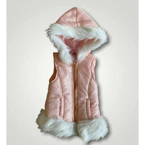 Little Lass | Jackets & Coats | Little Lass Girls 5 Puffer Hoodie Vest ...